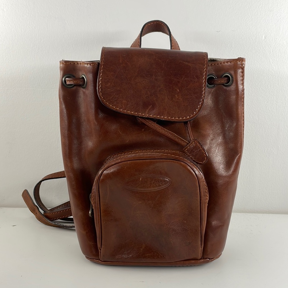 Maxwell Scott Pisa Small Italian Leather Backpack - Gem